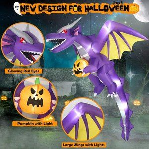 Holiday | 69 Ft Tall Hanging Inflatable Halloween Decorations Outdoor ...